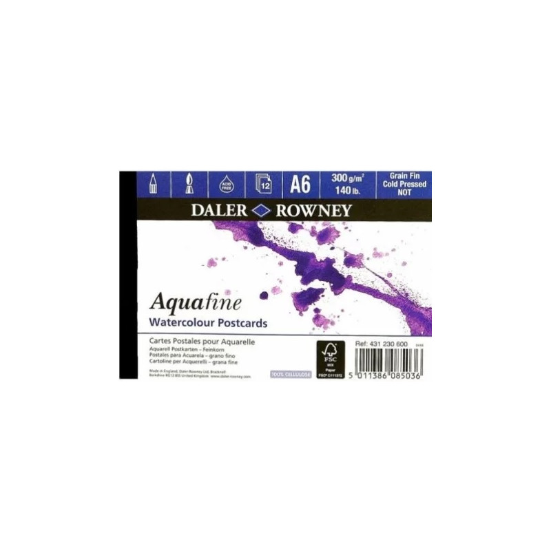 WATERCOLOUR POSTCARDS AQUAFINE